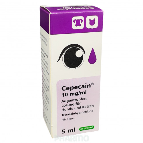 Cepecain Øjendråber 10 mg/ml (DE) 10 mg/ml, 1 x 5 ml | Pharmo